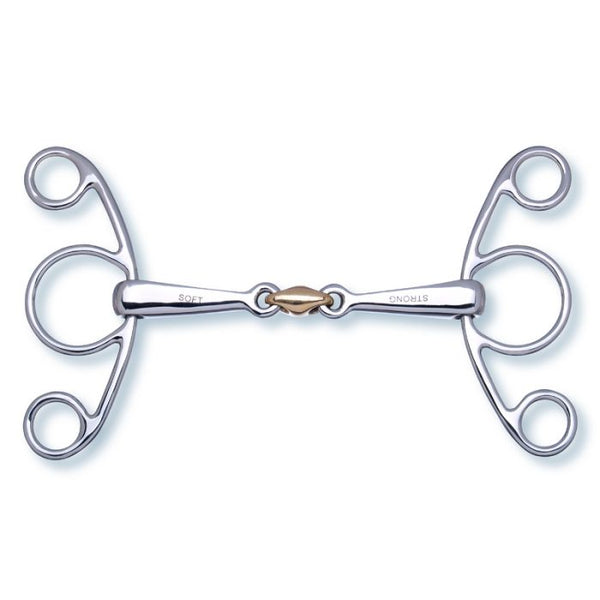 2 in 1 Double Broken Butterfly Snaffle – The Equestrian Shop