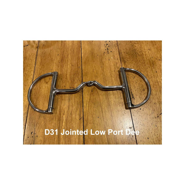 Jointed Low Port Dee Bit – The Equestrian Shop