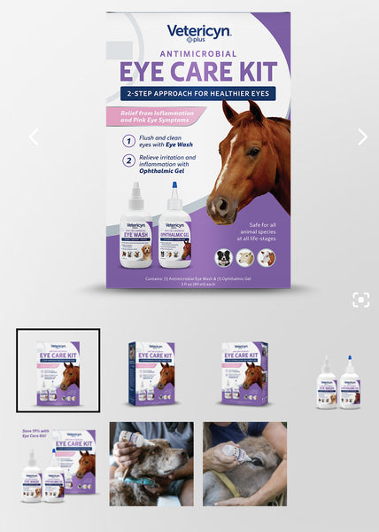 Vetericyn Plus® Antimicrobial Eye Care Kit – The Equestrian Shop