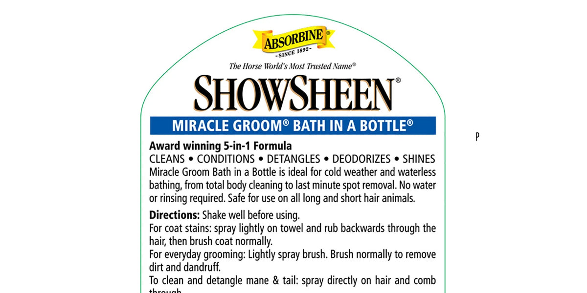 ShowSheen® Miracle Groom – The Equestrian Shop