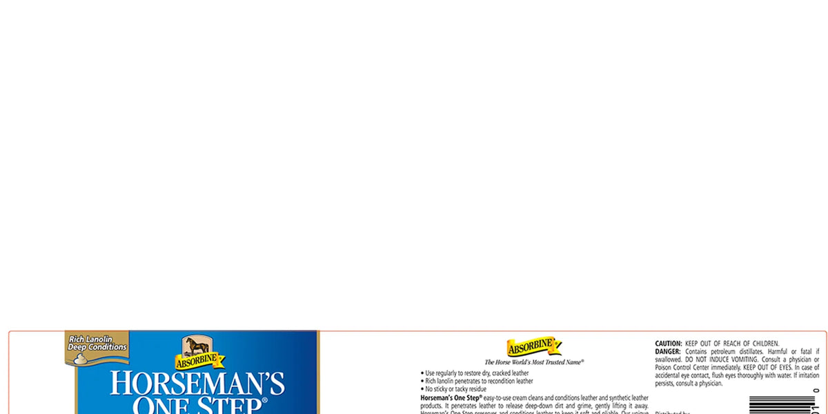 Horseman’s One Step® Cream Leather Cleaner & Conditioner – The ...