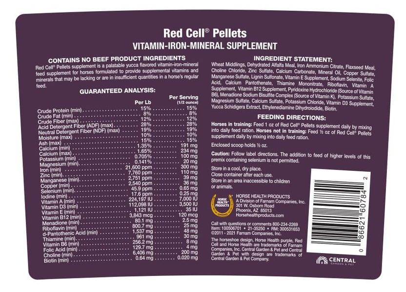 Red Cell Pellets – The Equestrian Shop